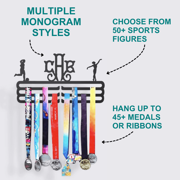 Monogram Medal Display Hanger – Athlete's Gift Shop